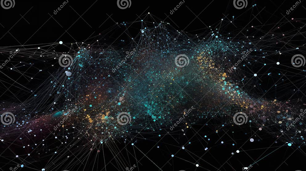 Ai Driven Big Data Analytics Visualization Stock Illustration Illustration Of Power Datasets