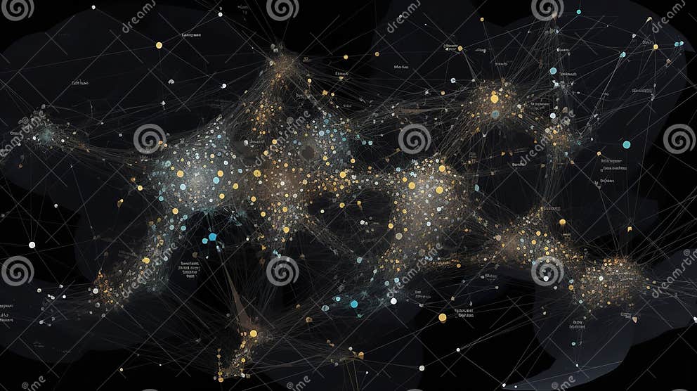 AI Driven Big Data Analytics Visualization Stock Illustration ...