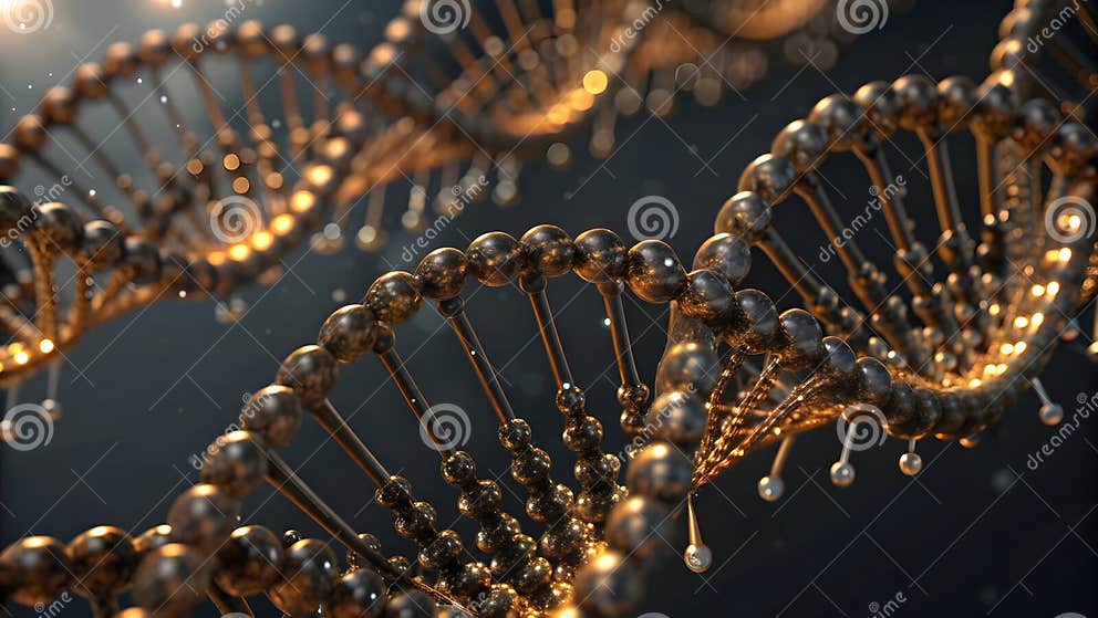 AI Driven Bioinformatics Elements Concept As Abstract Elements Representing Bioinformatics with ...