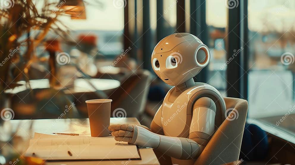 AI-driven Chatbot, Answering Employee Questions, Digital Stock Image ...