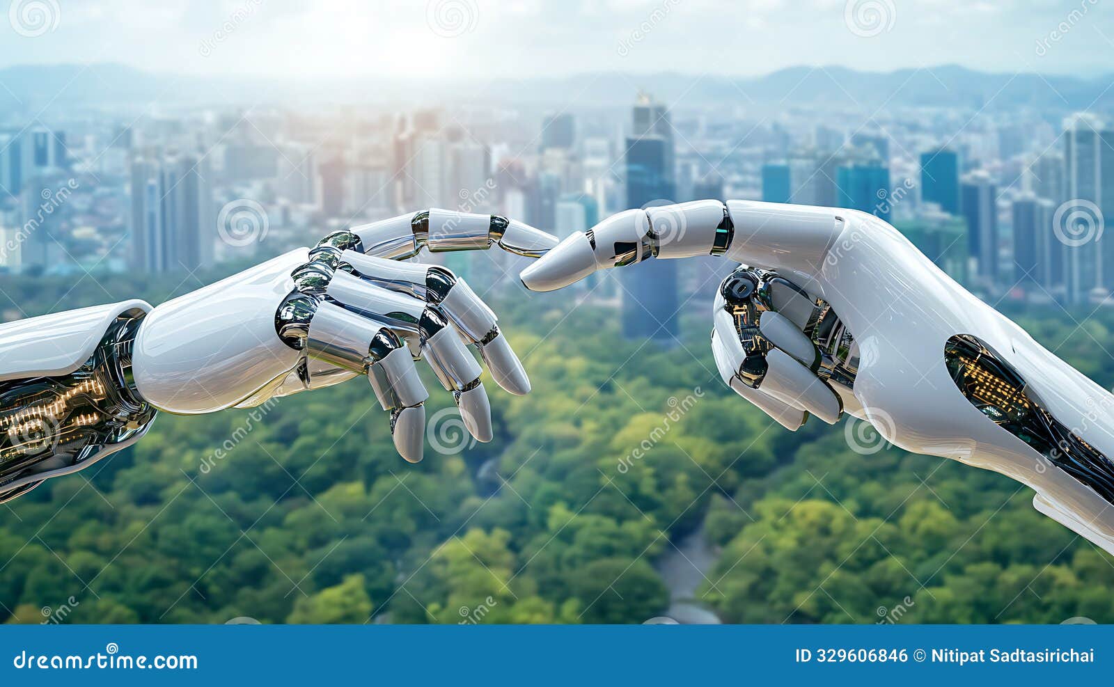 AI-driven Customer Service, Illustrating Tech in Business Stock ...