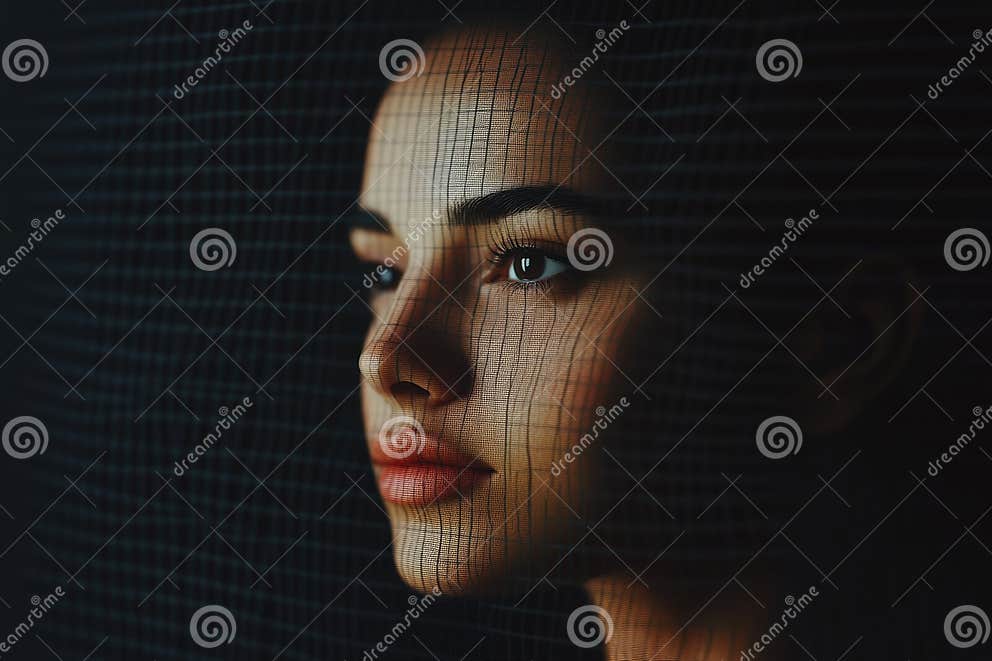 AI-Driven Fashion Visualization Techniques Stock Illustration ...