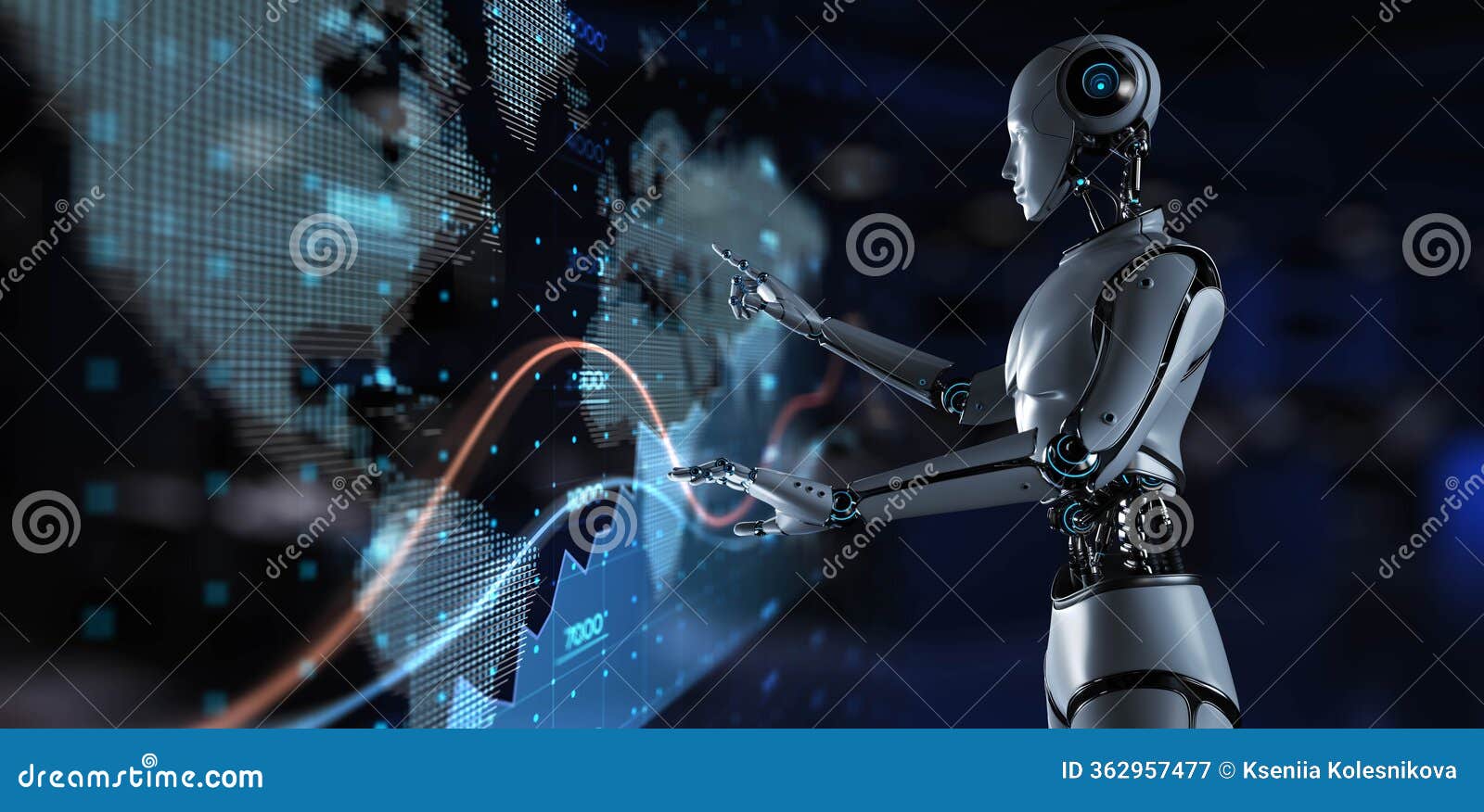 Global Economic Data Visualization On World Map With Graphs Stock Image ...