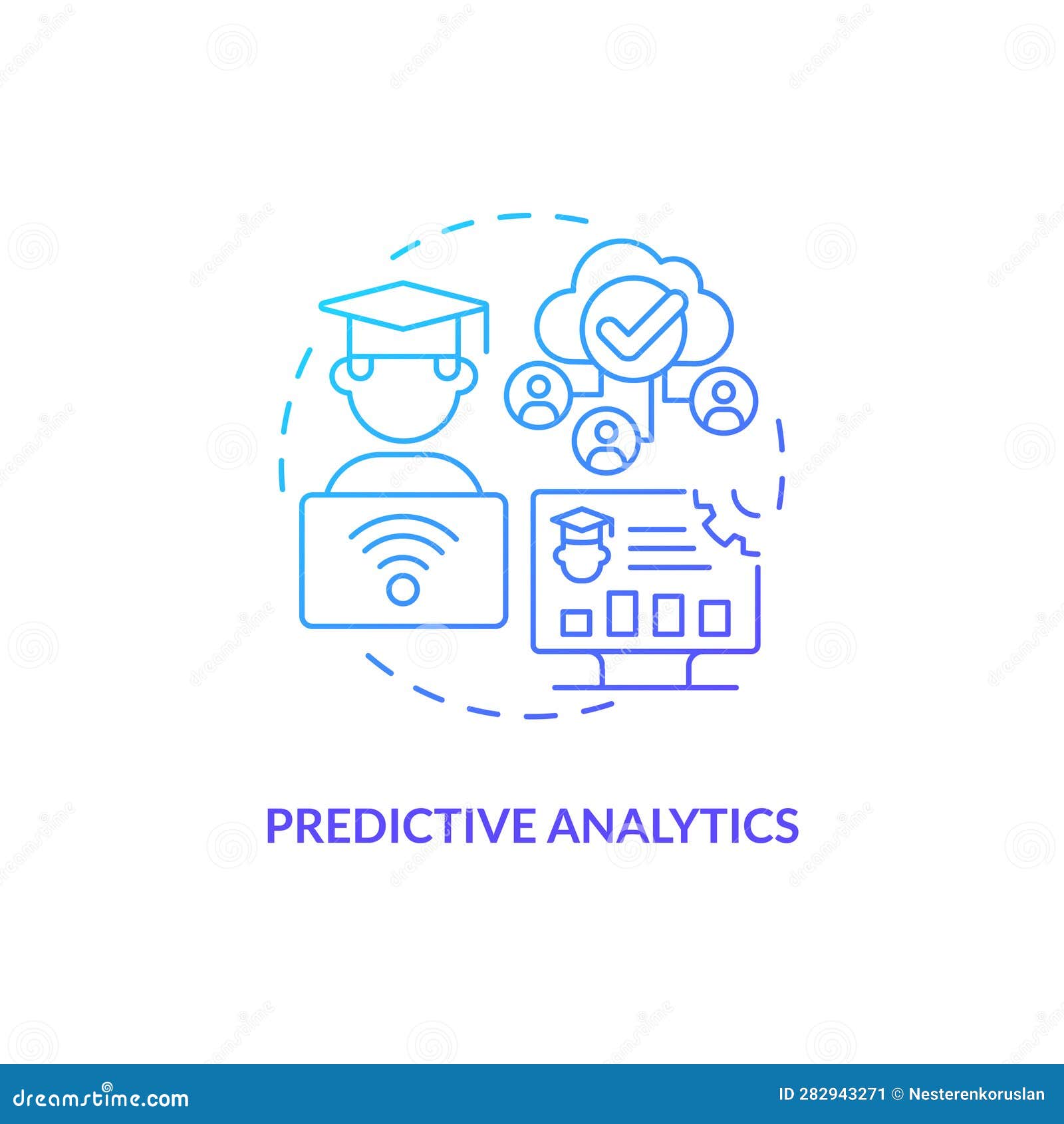 AI in Education Concept Icon Stock Vector - Illustration of concept ... AI in Education Concept Icon Stock Vector - Illustration of concept ...