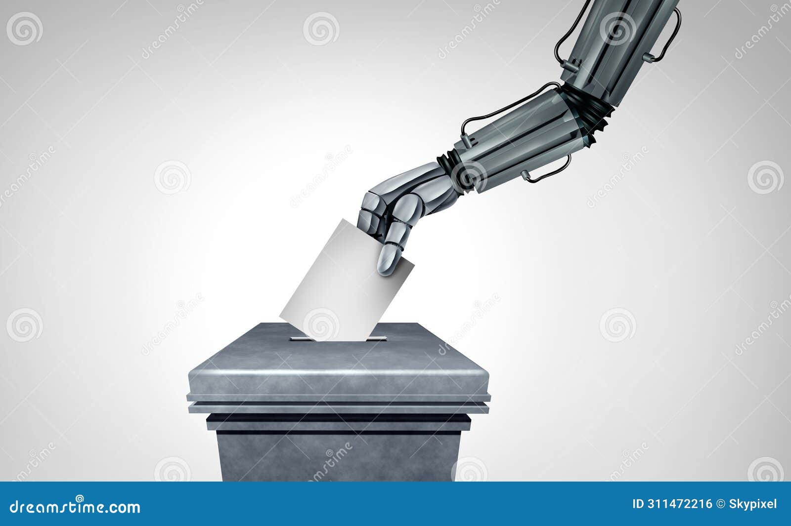 AI and Election vote stock photo. Image of autonomous - 311472216