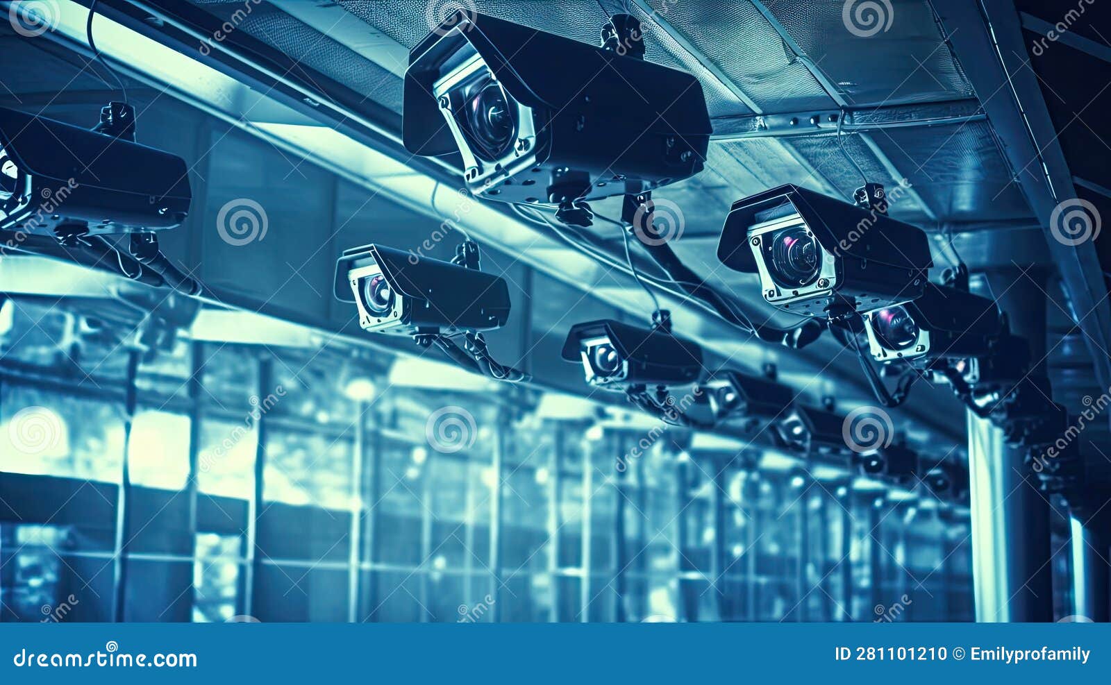 AI-Enhanced CCTV Systems for Suspect Identification Stock Illustration ...