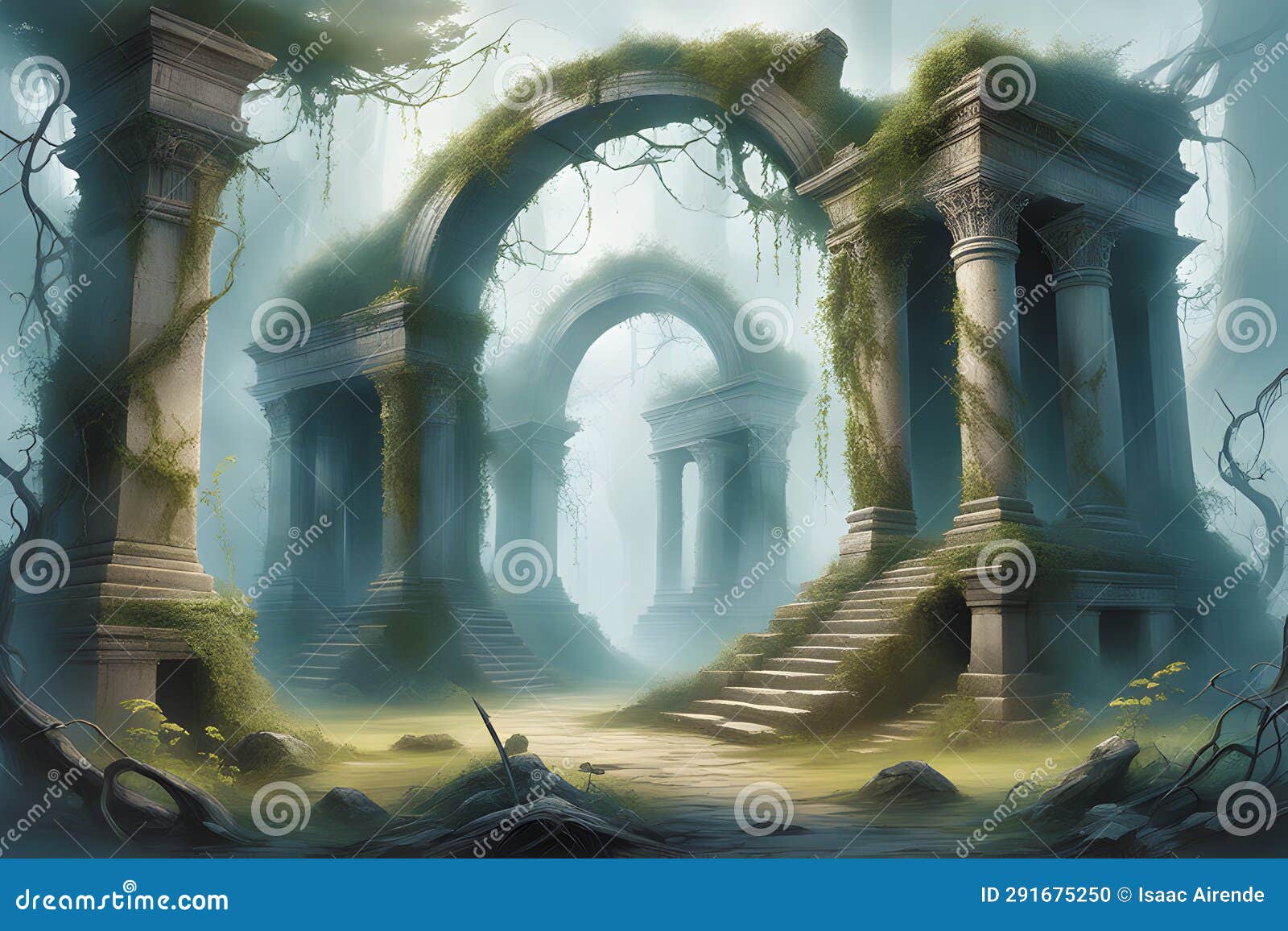 AI Envisions Ancient Ruins, Shrouded In An Eerie Aura Of Malevolence ... AI Envisions Ancient Ruins, Shrouded In An Eerie Aura Of Malevolence ...