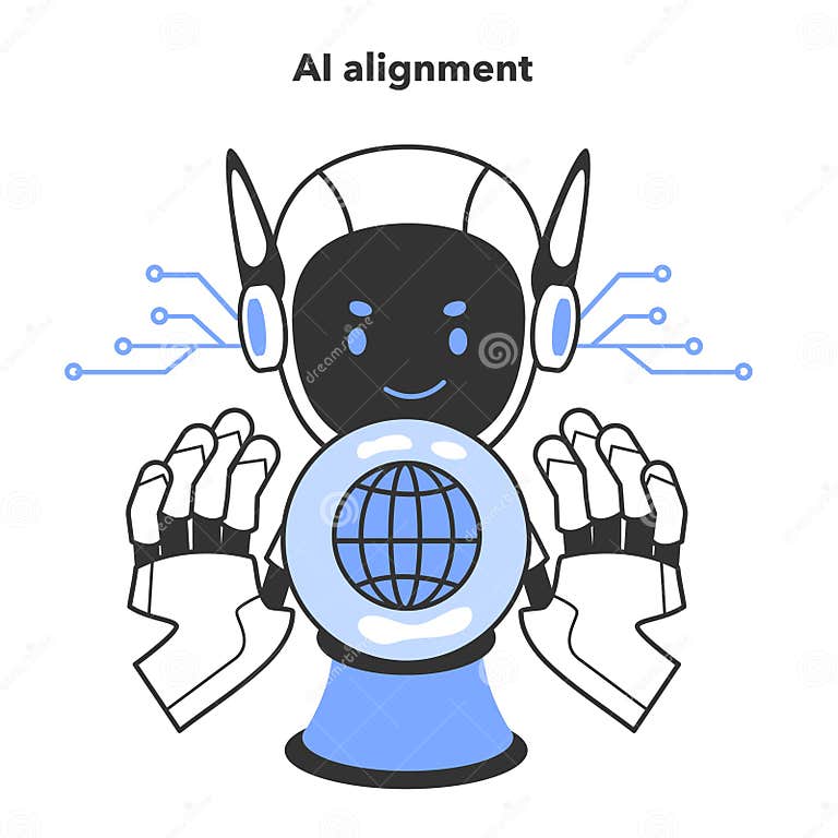 AI Ethics. Artificial Intelligence Alignment Stock Vector - Illustration of alignment ...