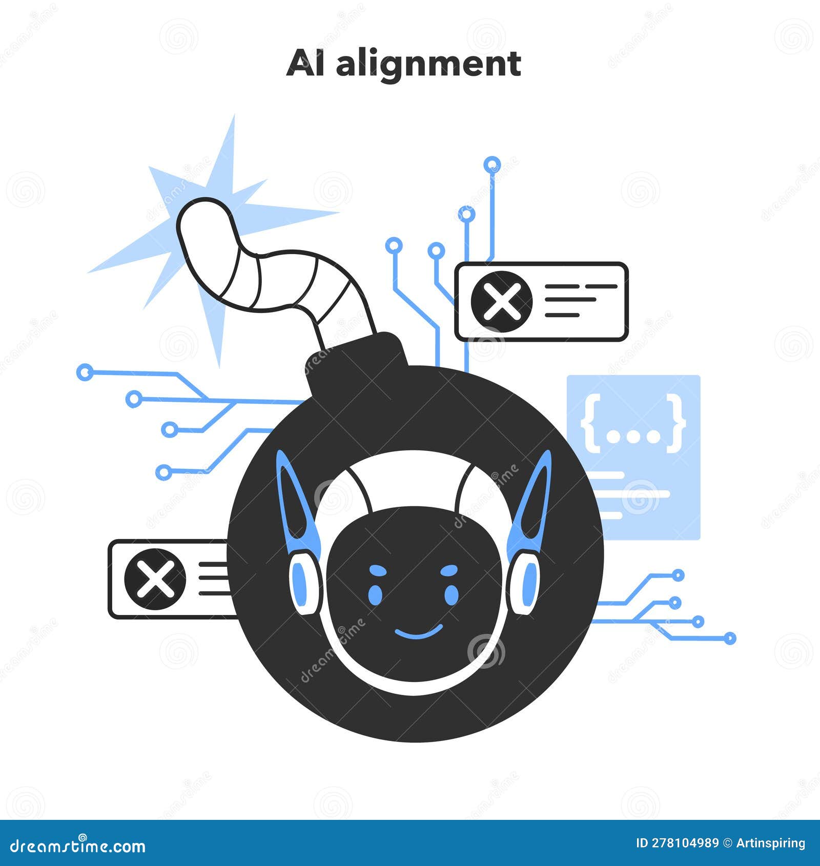 AI Ethics. Artificial Intelligence Alignment. Computer System ...