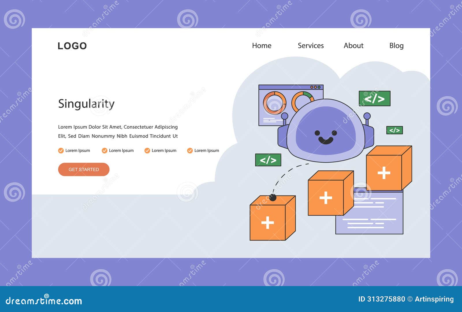 AI Ethics. Evolving Artificial Intelligence And Neuron System. Cartoon ...