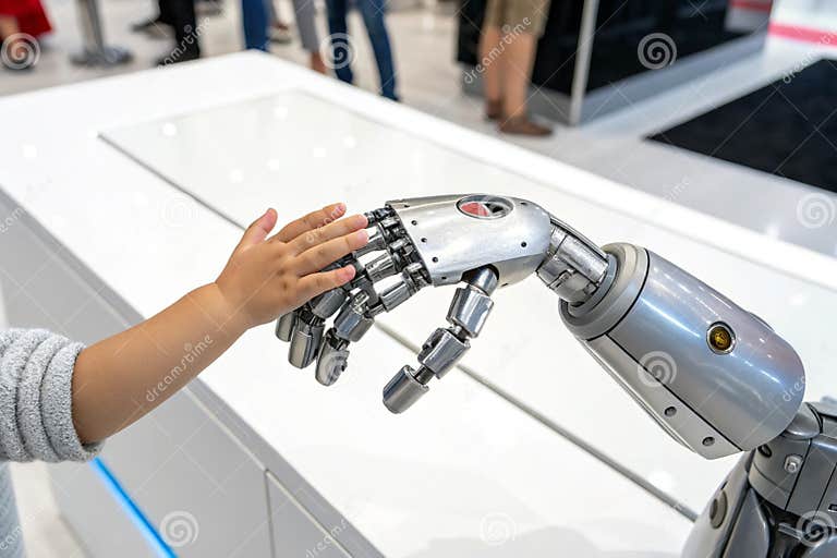 AI Evolution: Human and Robot Hand Interaction for Future Transitions ...