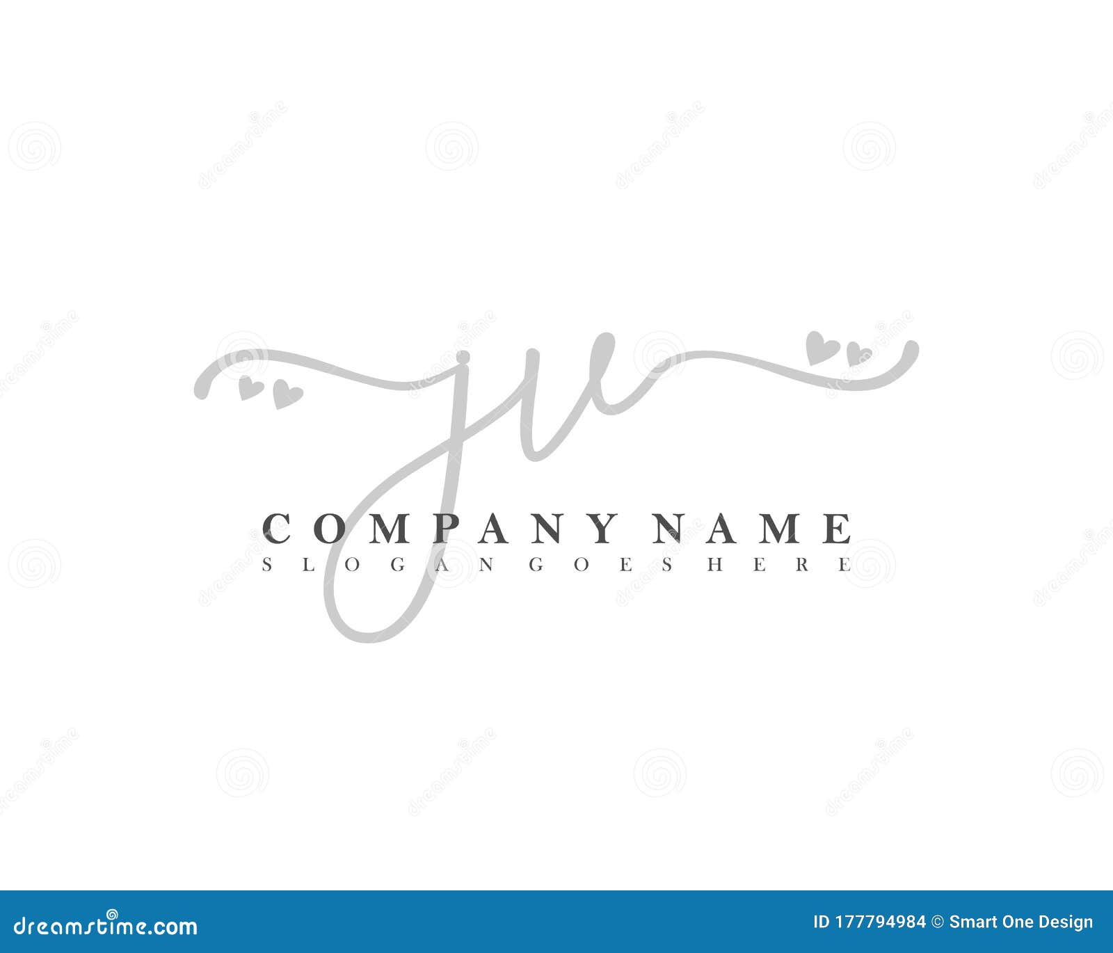 JV Initial Handwriting Logo Template Stock Vector - Illustration of ...
