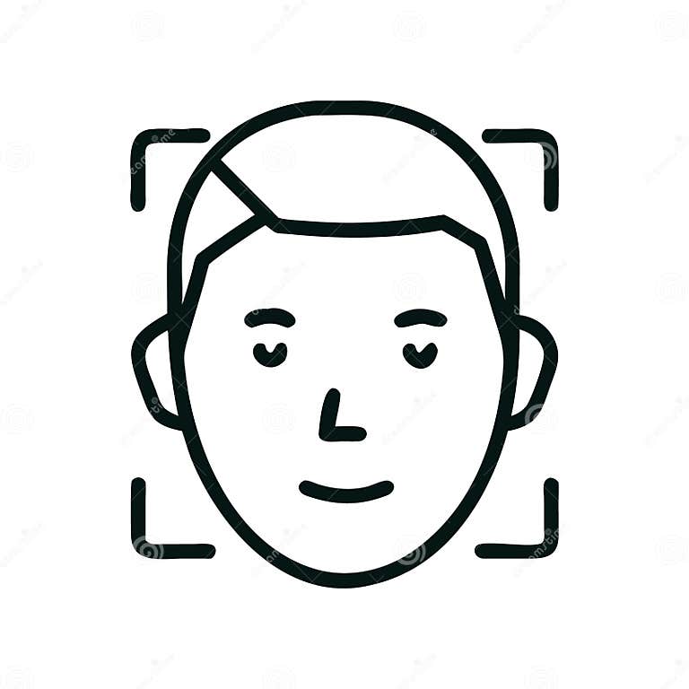 Ai face icon stock illustration. Illustration of technology - 362055510