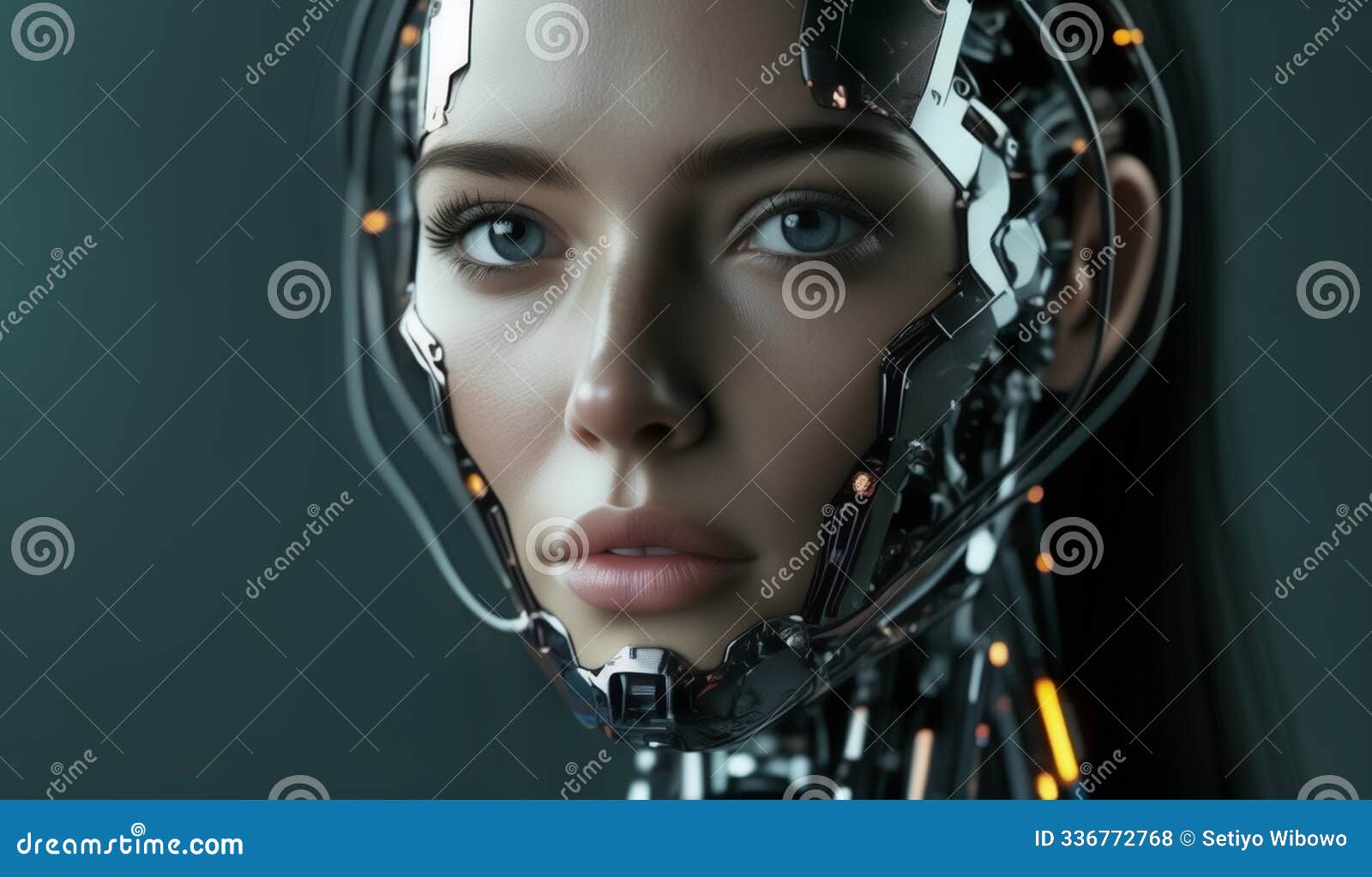 AI Female Robot Technology, Advanced Robot Stock Photo - Image of ...