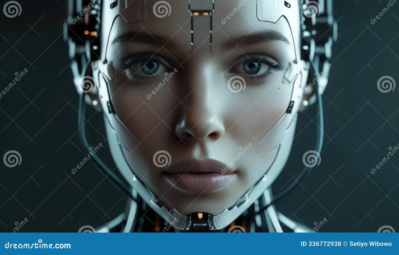 AI Female Robot Technology, Advanced Robot Stock Photo - Image of ...