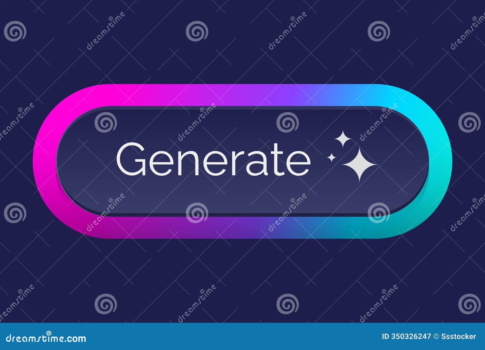 Ai Generate Button. 3d Buttons Bar Neumorphic Ux Ui Interface Design ...