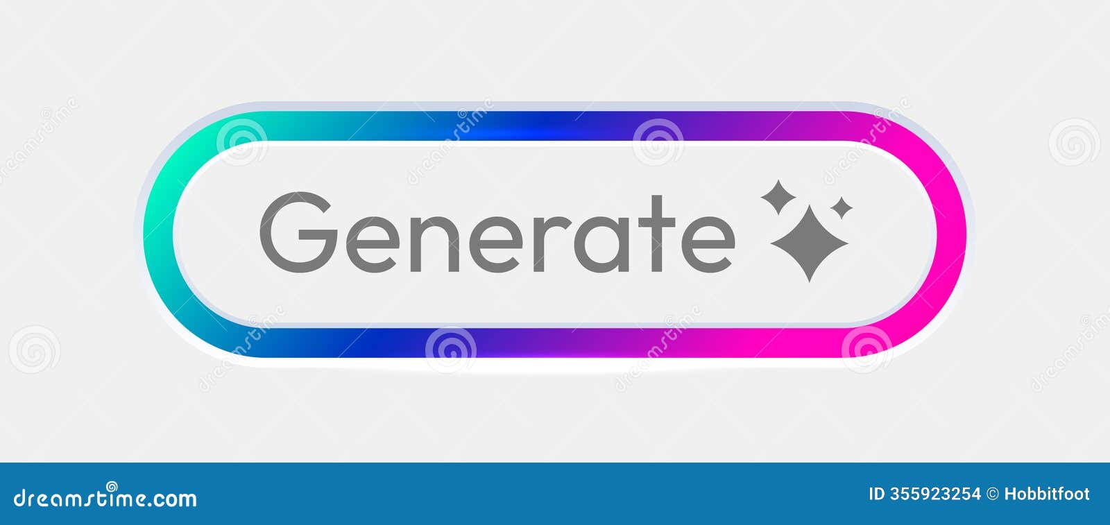 Ai Generate Button User Interface Artificial Intelligence Stock