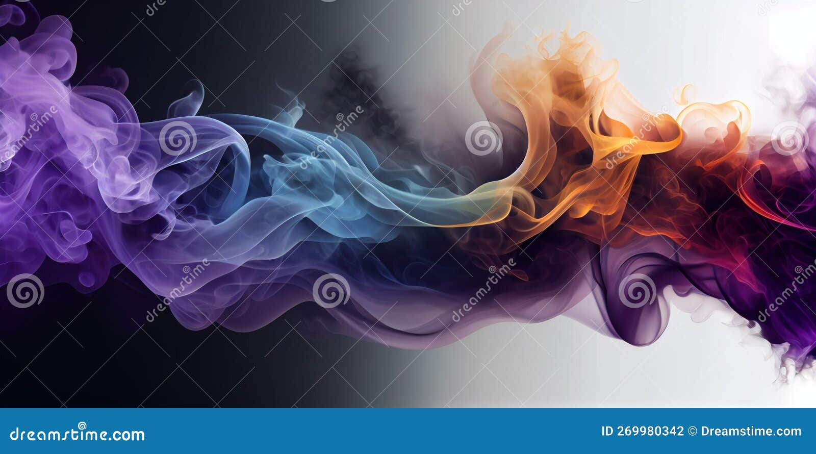 Smoke Screen Background, Made with Generative AI Stock Illustration ...
