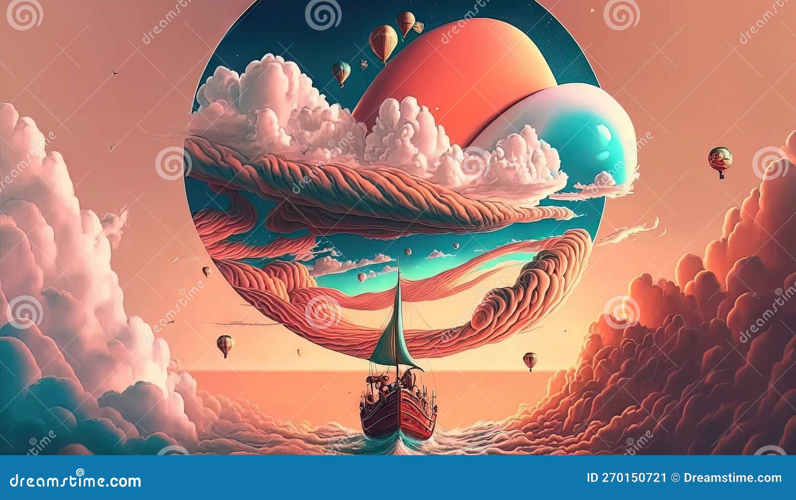 Ethereal Landscape For Wallpapers And Posters. Stock Photo ...