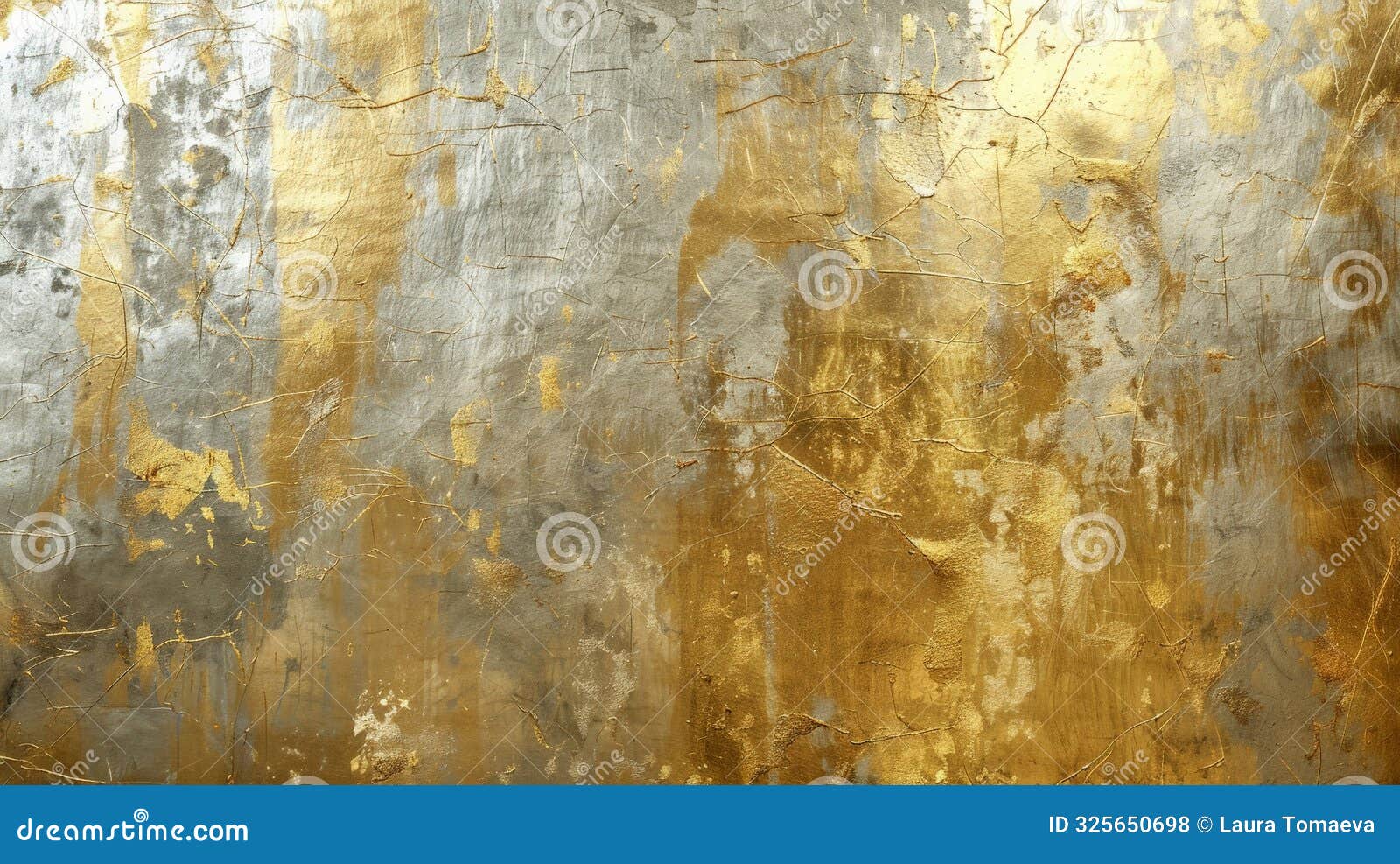 Gold and Silver Abstract Metallic Texture Background with Shimmering ...
