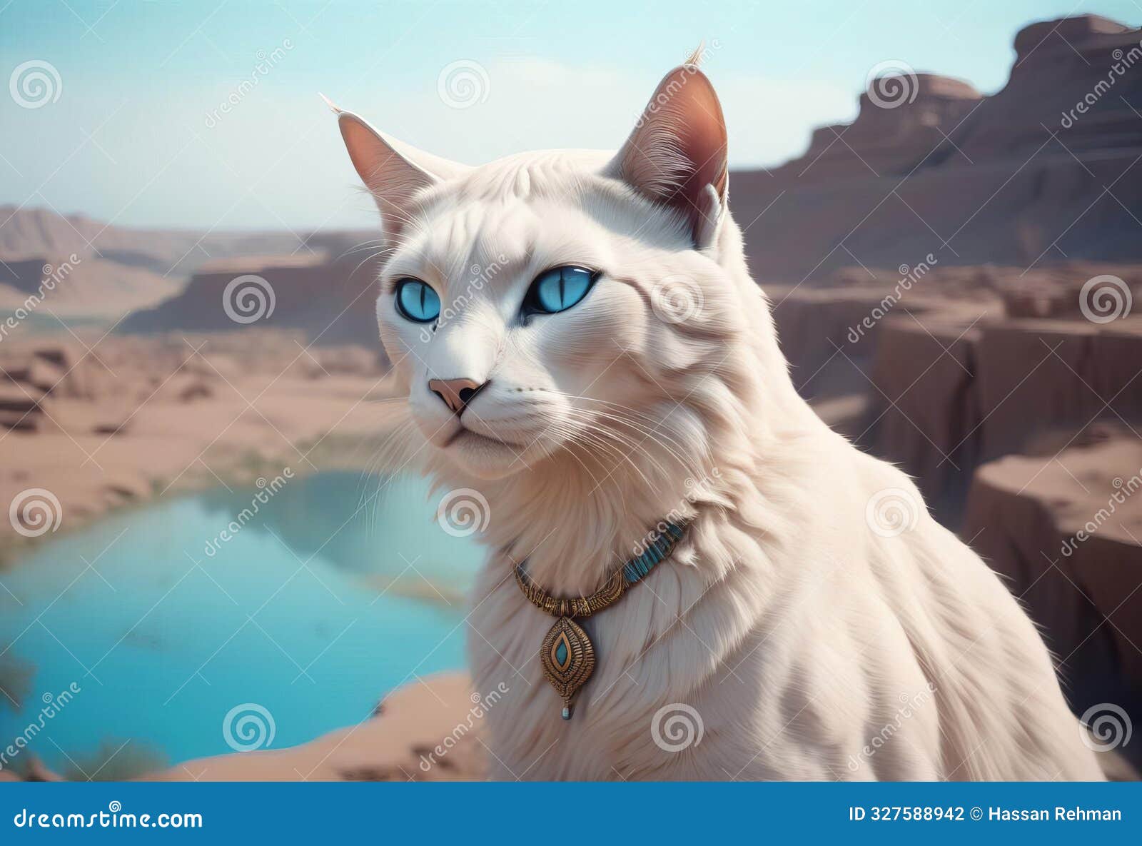 Ancient Indian Cat Goddess stock illustration. Illustration of deities ...