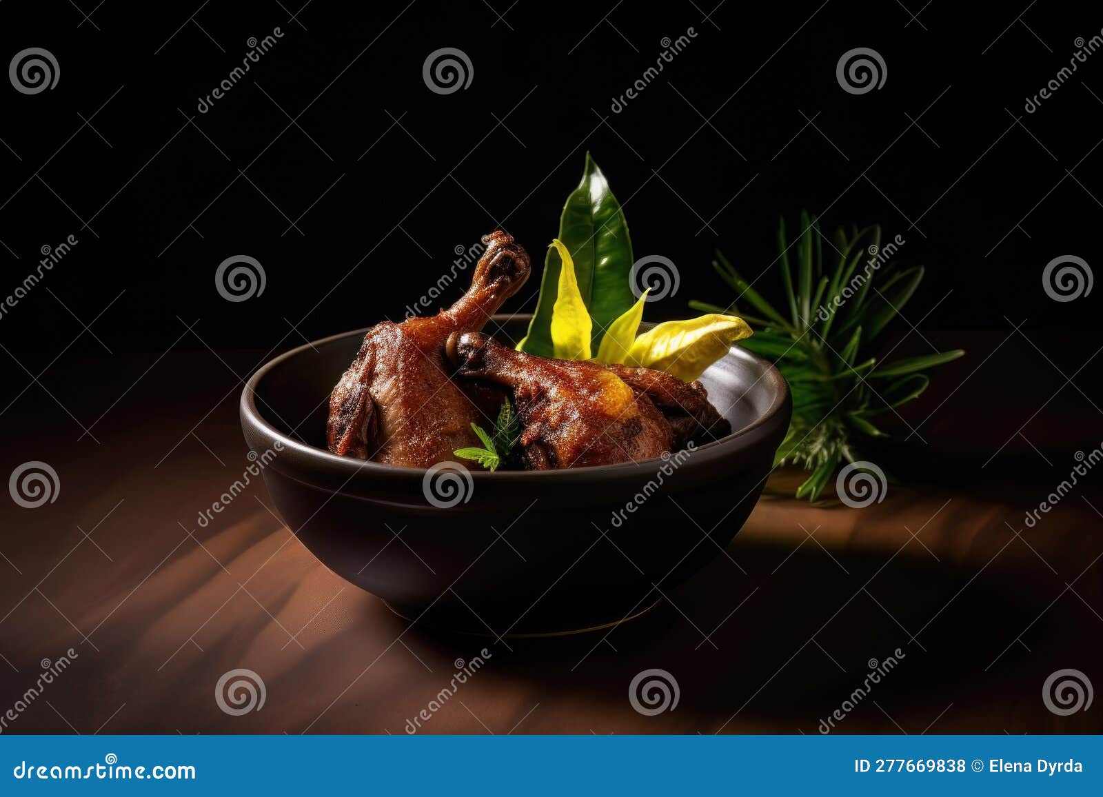 Crispy Pata, Deep Fried Pig Leg With Garlic, Filipino Food. Generative ...