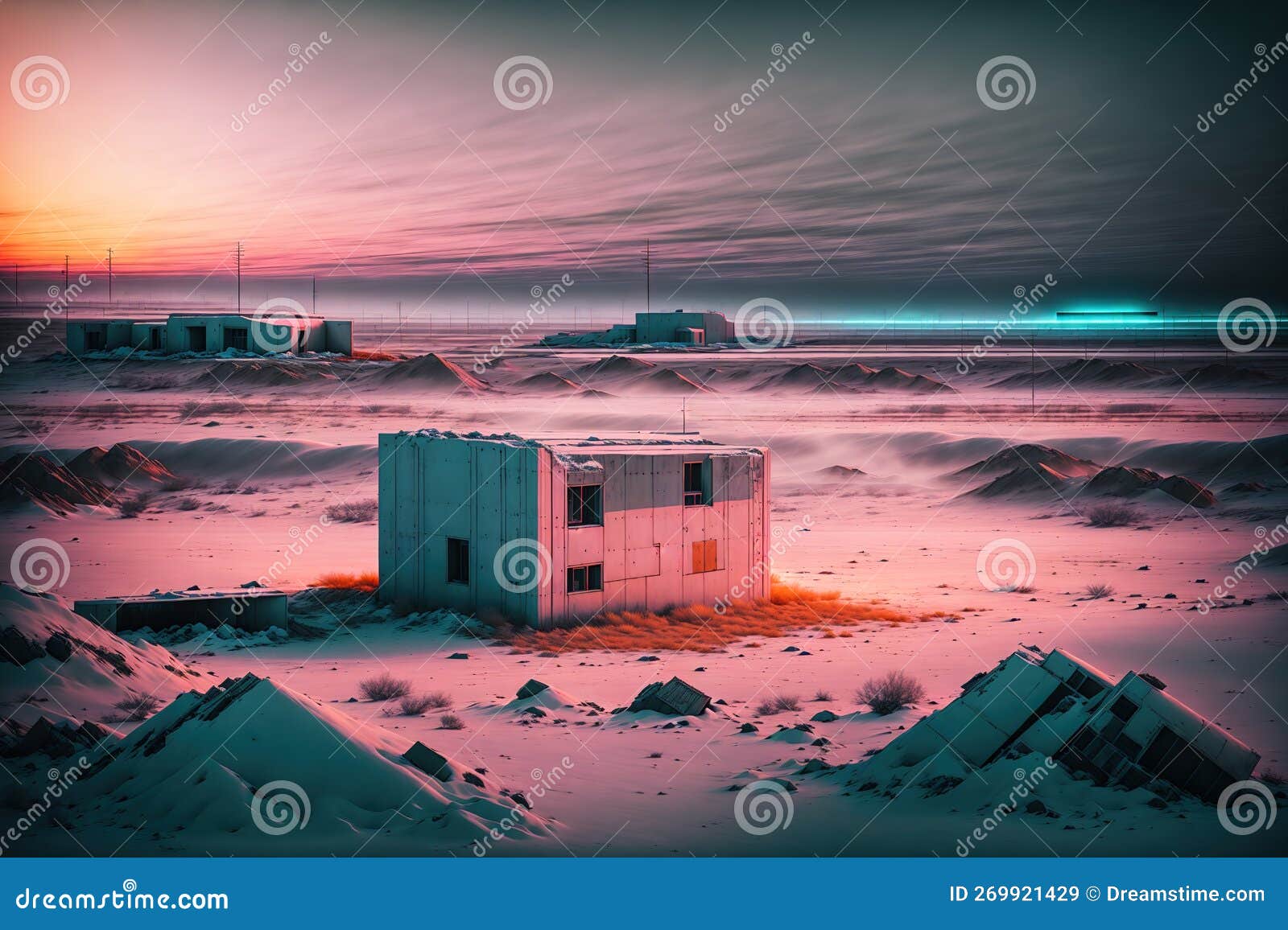 Architecture Photo of Abandoned Soviet Bunker by AI Generated Stock ...