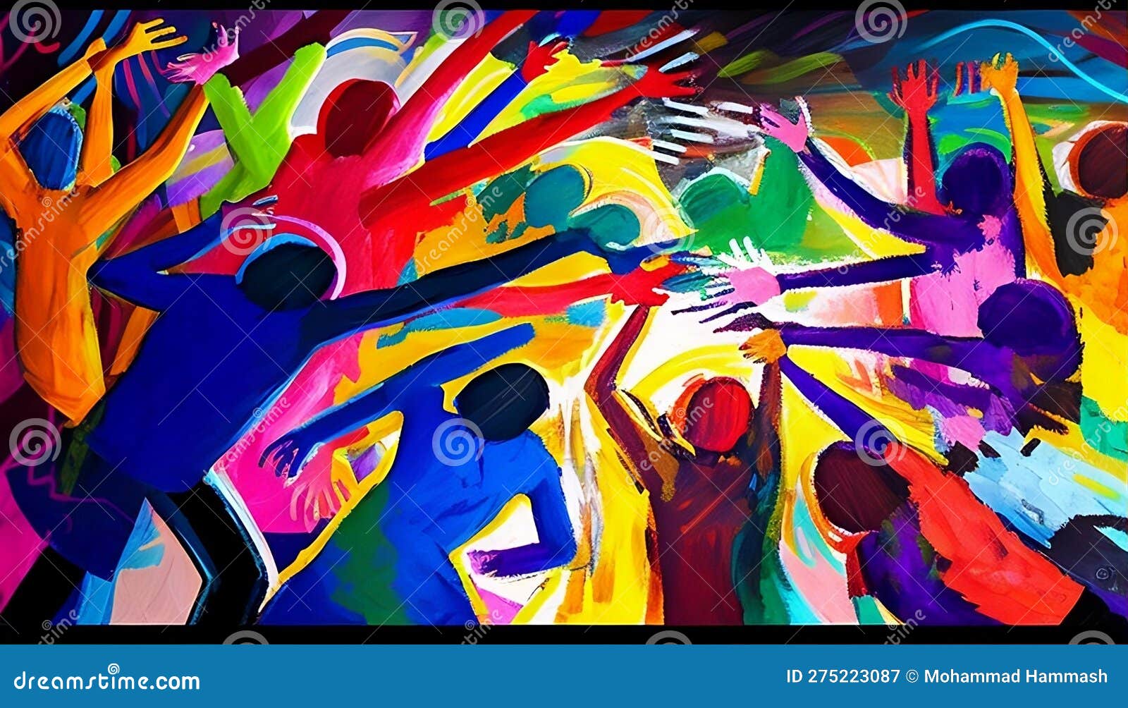 Collaborative Efforts: Abstract Expressionism Artwork, Made with ...