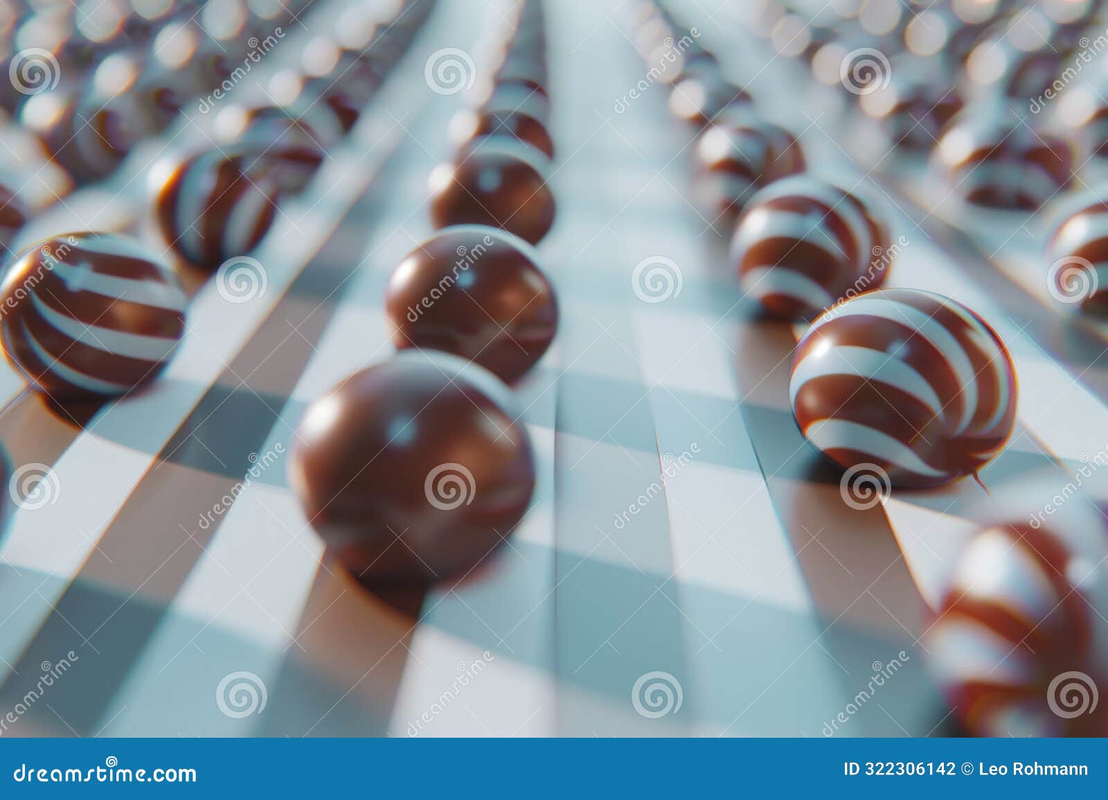 Assorted Chocolate Truffles with Intricate Patterns, Perfect for a Rich ...