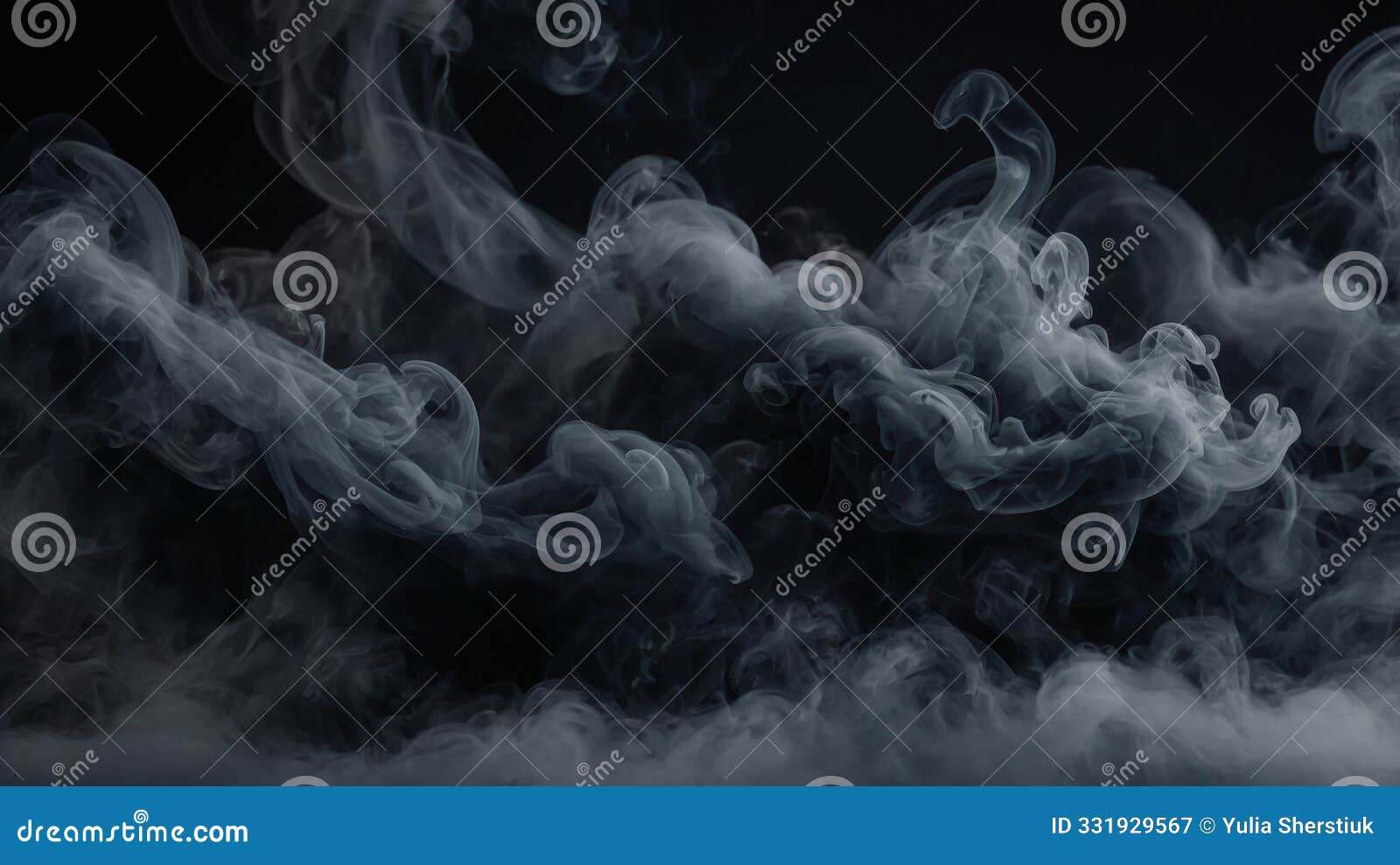Background Black a on Smoke Colored of Mixture a. Stock Image - Image ...