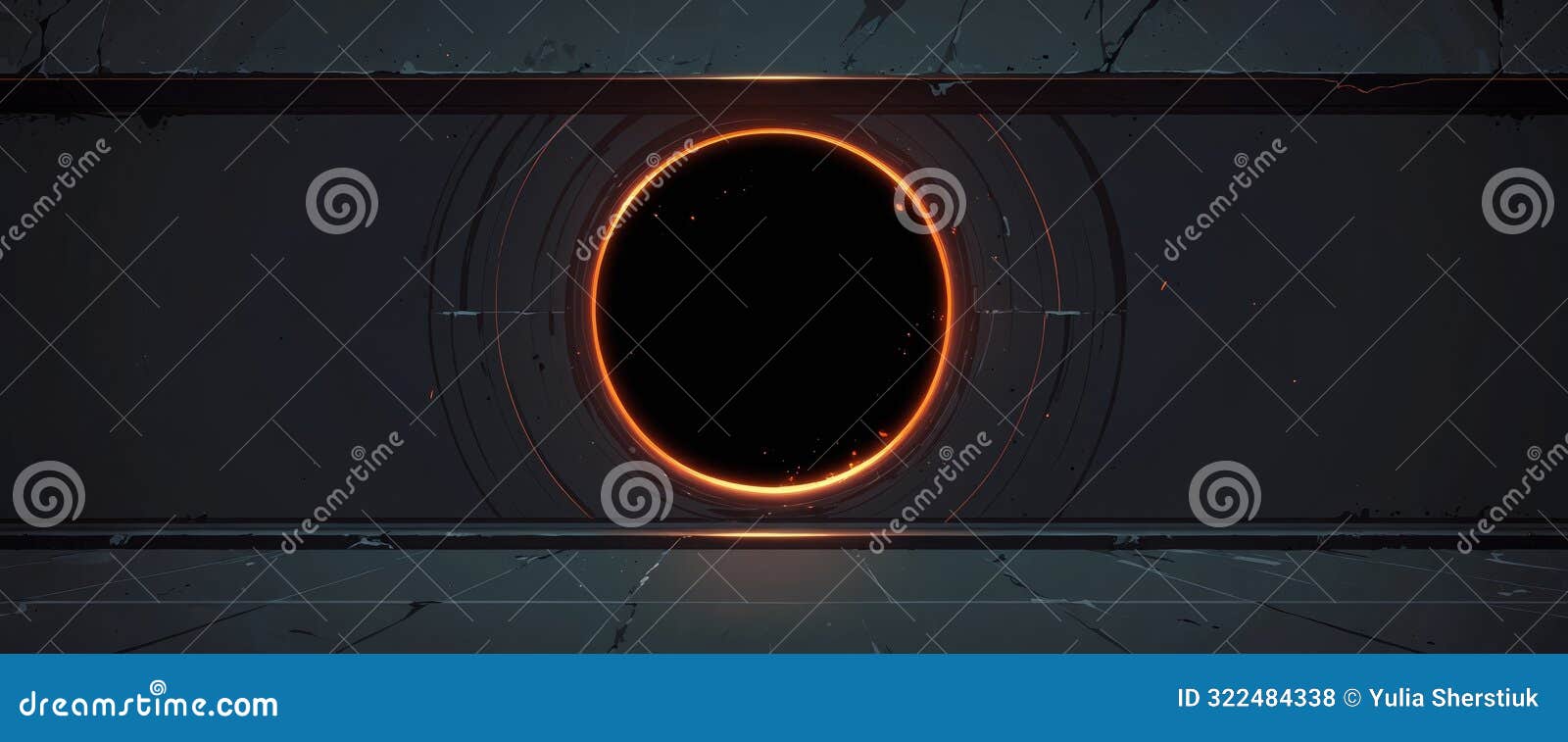 Background Covered with Blackhole Technology, 2D Front View, Game ...