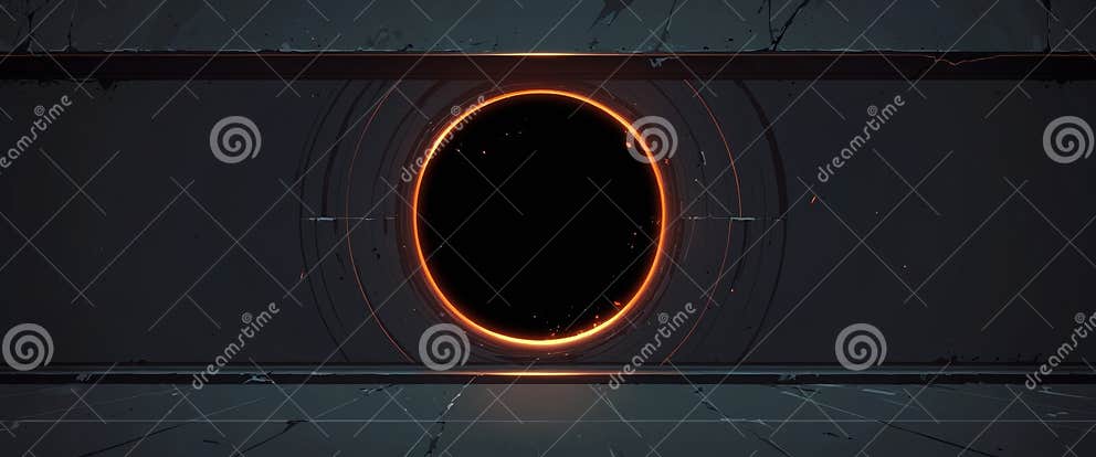 Background Covered with Blackhole Technology, 2D Front View, Game ...