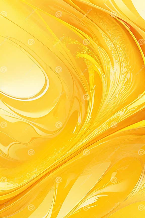 Beautiful Yellow Abstract Background Design. Stock Illustration ...
