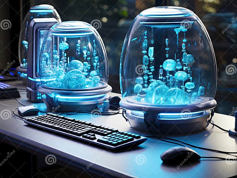 Behind the Scenes, Maybe, Where Big Data Rules Stock Illustration ...