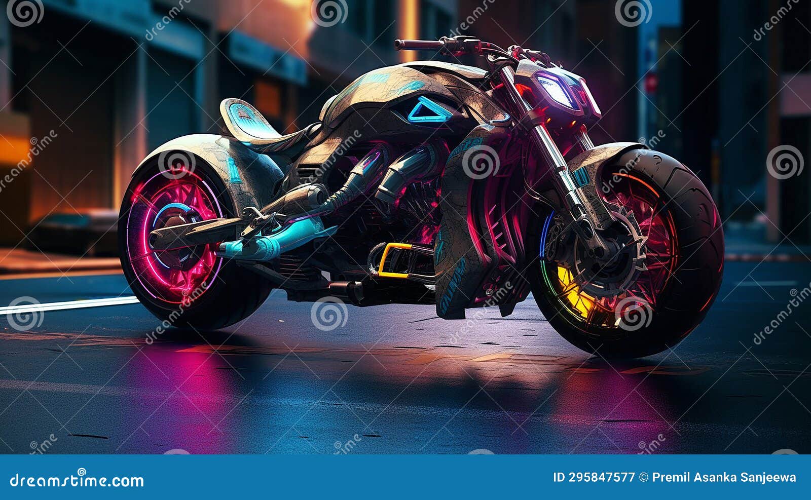 AI-generated Future Bike Concept Stock Illustration - Illustration of ...