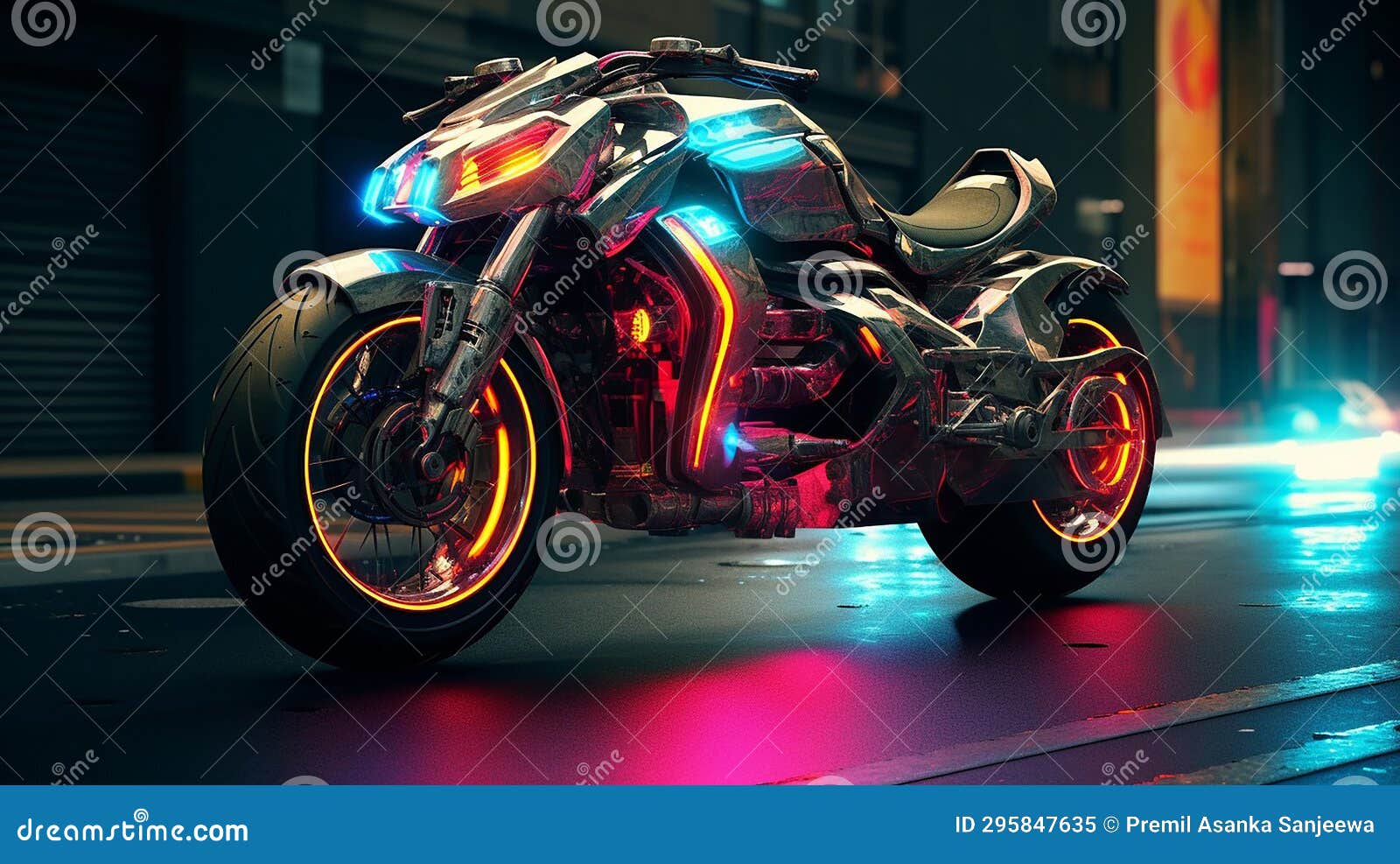 AI-generated Future Bike Concept Stock Illustration - Illustration of ...