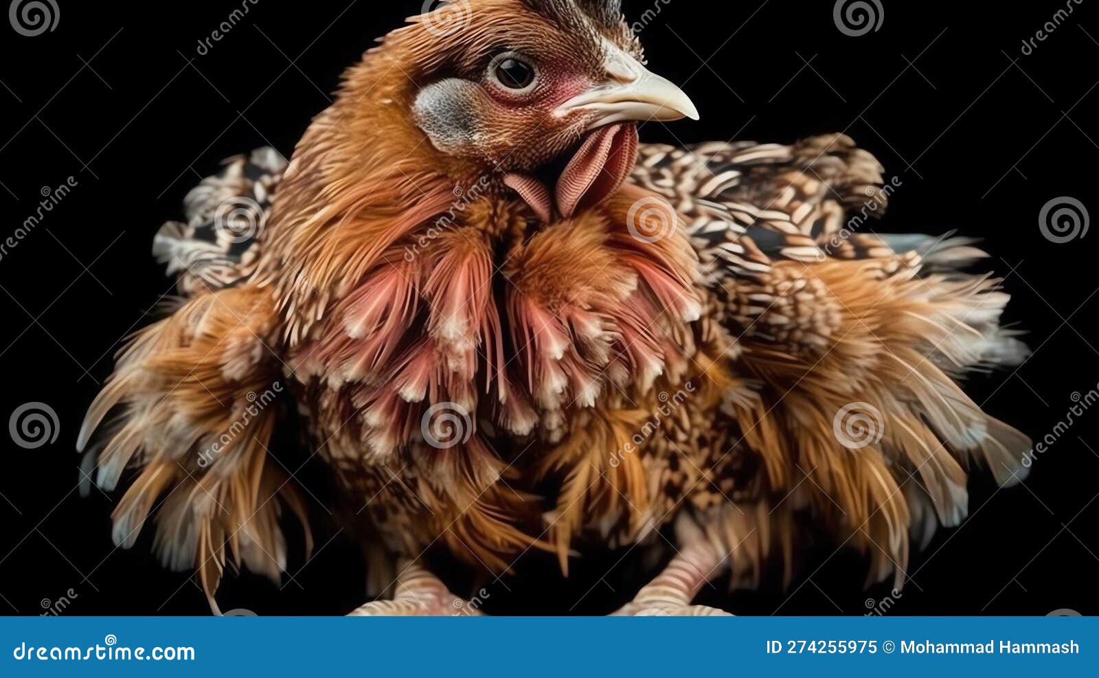 Hen-Man, Made with Generative AI Stock Illustration - Illustration of ...