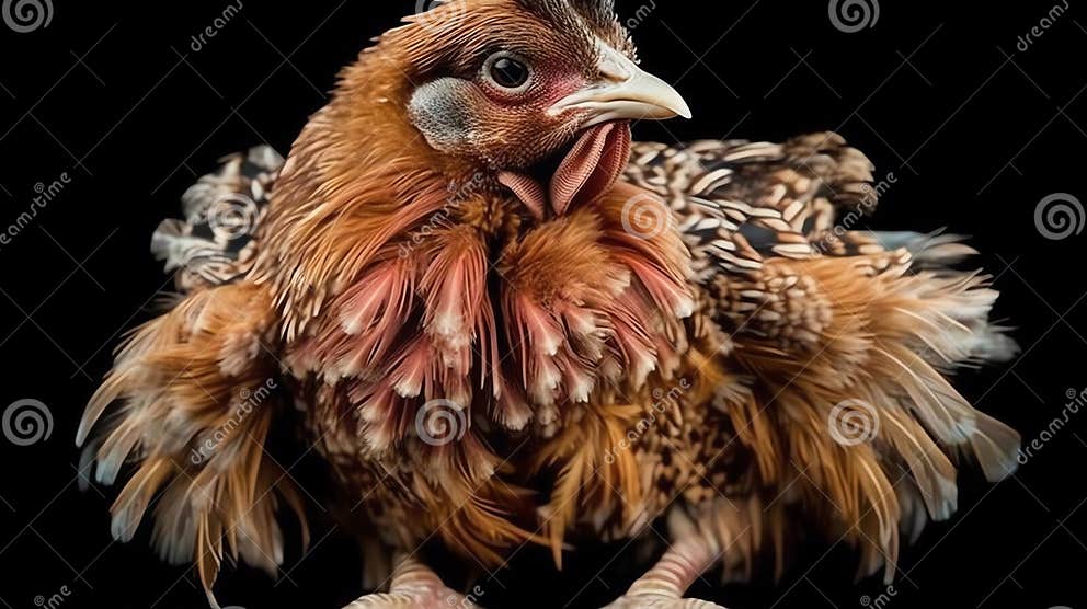 Hen-Man, Made with Generative AI Stock Illustration - Illustration of ...