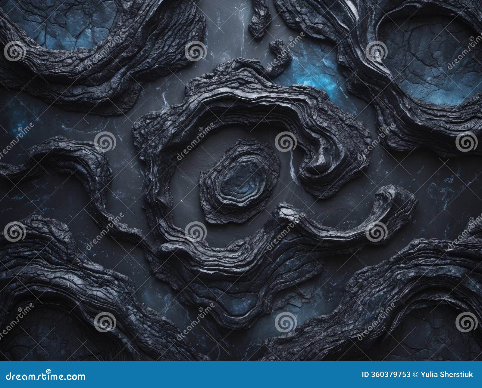 Black Abstract Lava Stone Texture Background Stock Image - Image of ...