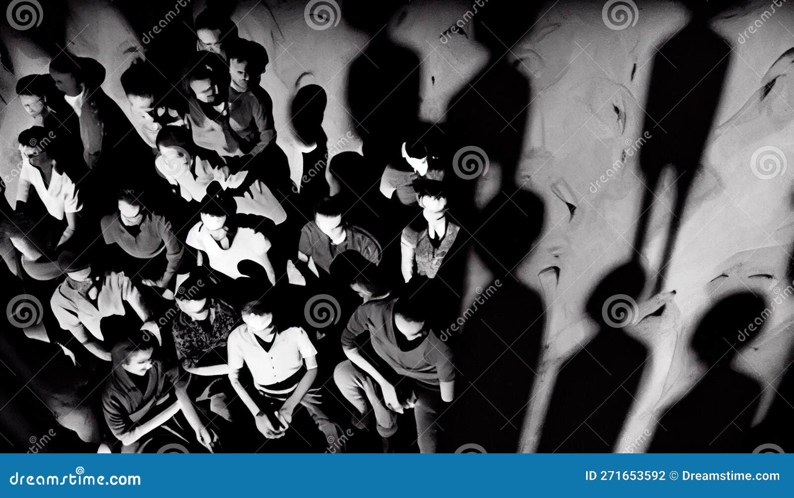 Constricted Oppression, Made with Generative AI Stock Illustration ...