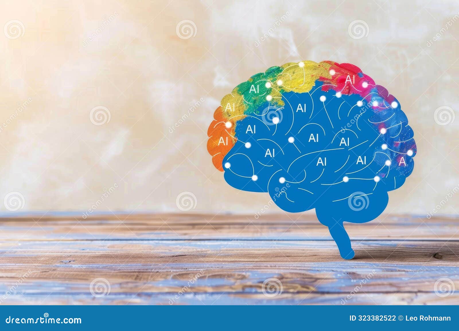 Blue Brain with Colorful Network, Artificial Intelligence, Cognitive ...