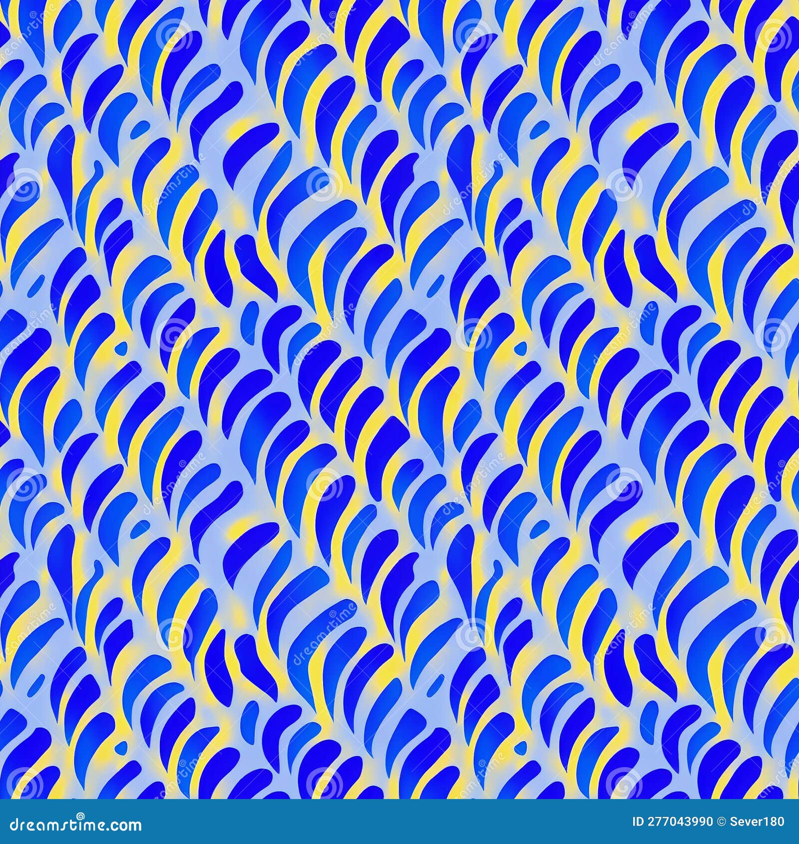 AI-Generated. Blue Lines In Form Of A Comma On A Light Background ...