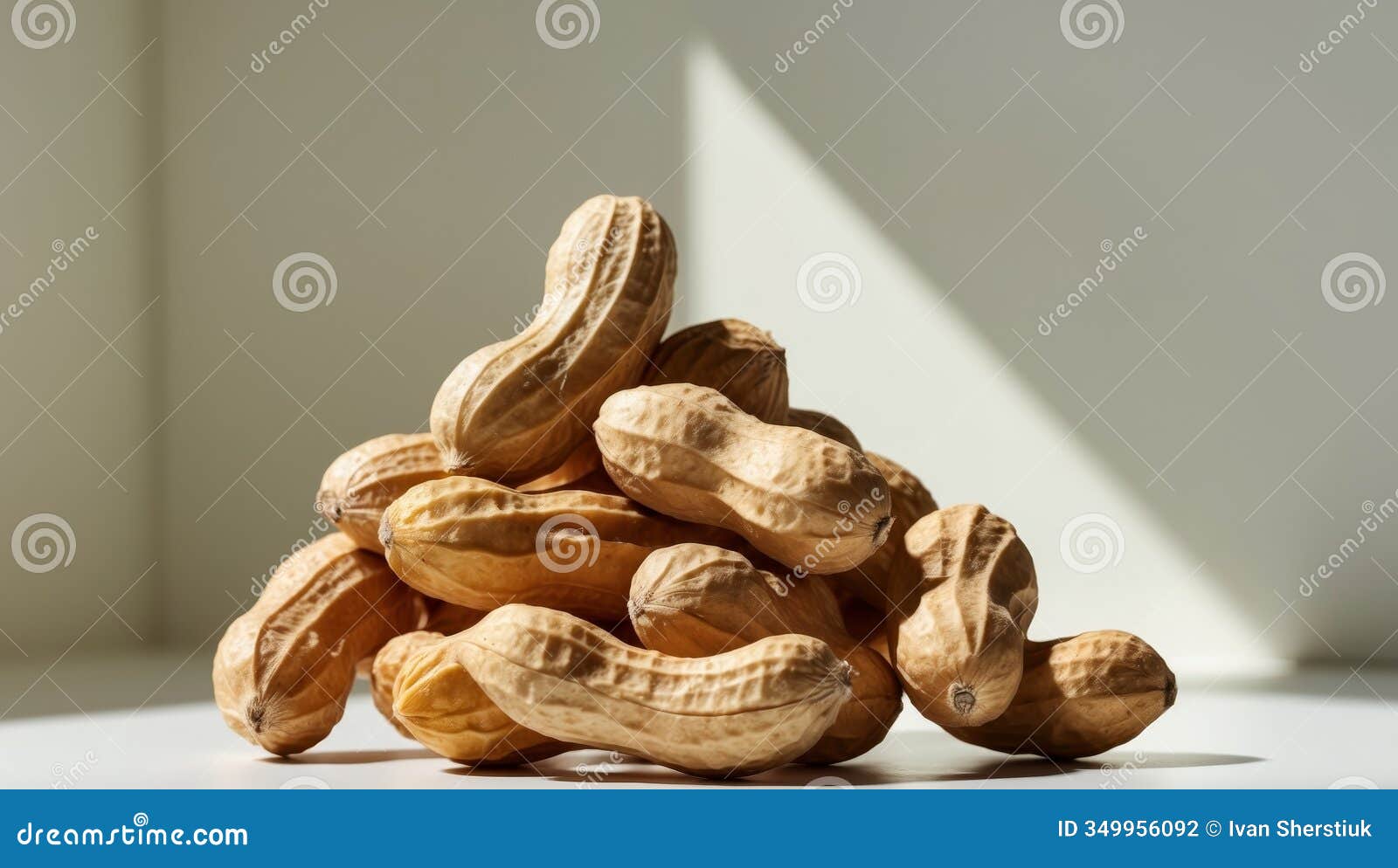 A Bunch of Peanuts are Shown in a Close Up Stock Photo - Image of ...