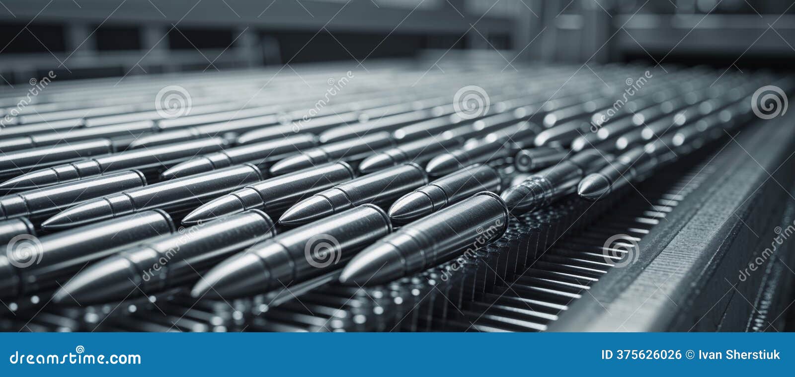 Close-up Of Bullets On A Colorful World Map. Conceptual Image Showing ...