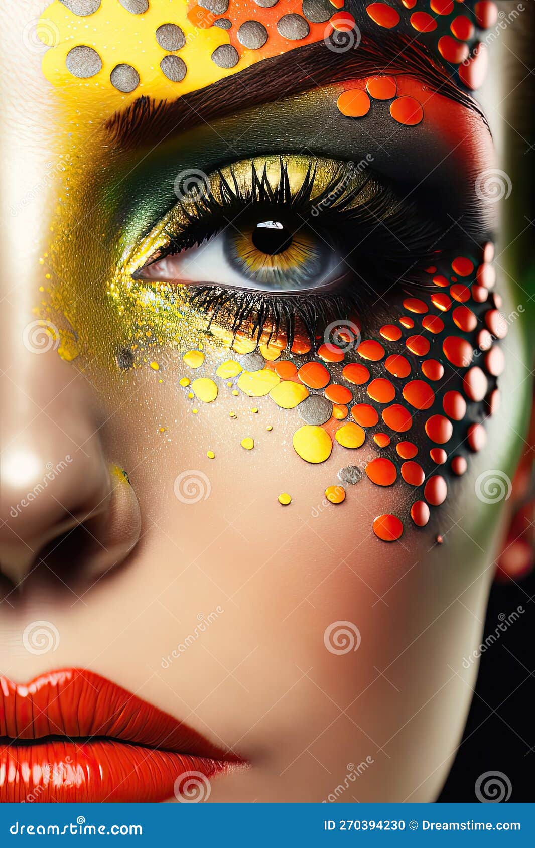 AI Generated Close Up Photography of Creative Mack-up Stock ...