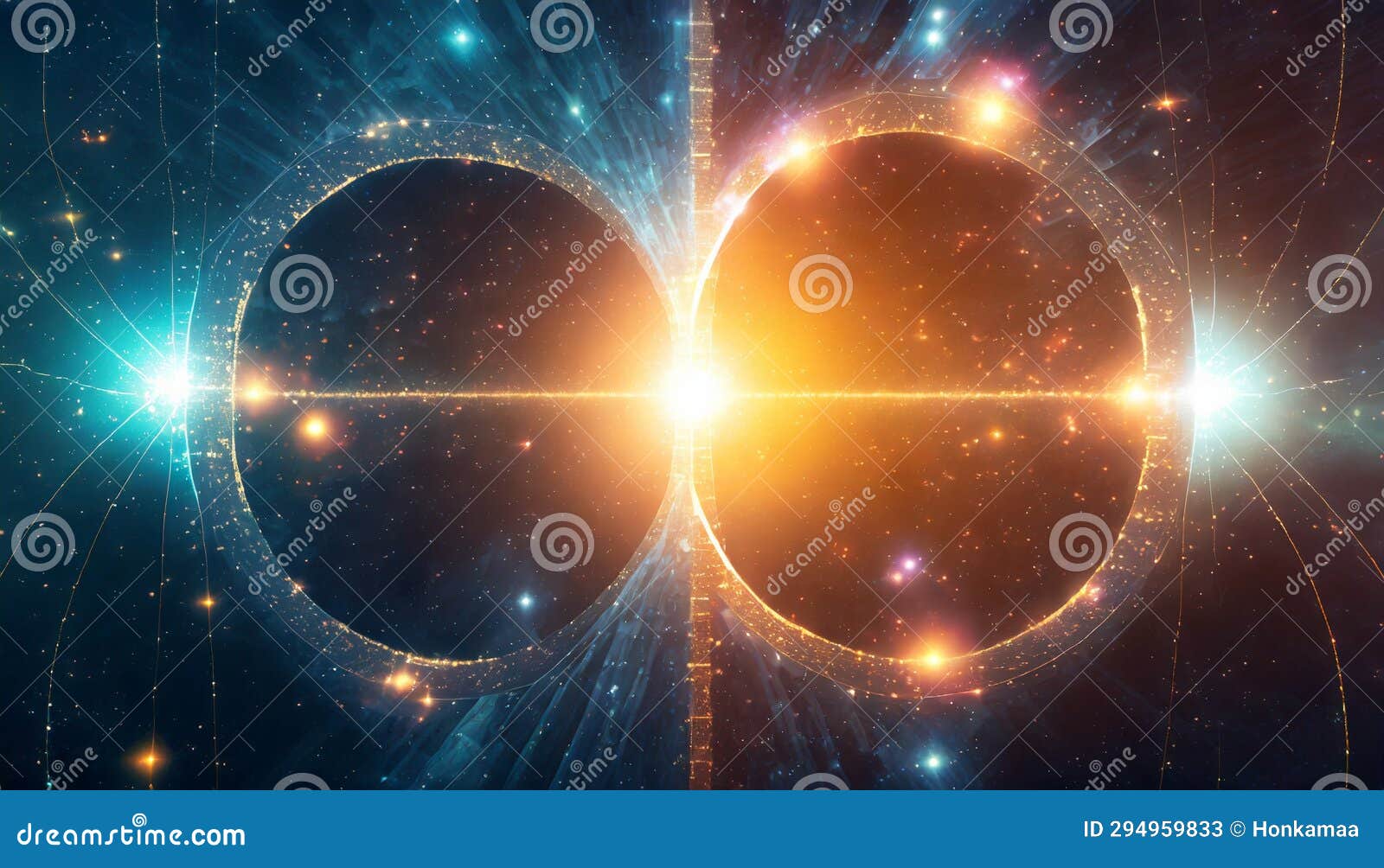 Parallel universe concept stock illustration. Illustration of earth ...