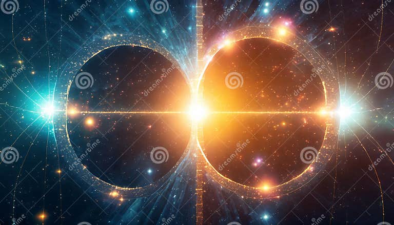 Parallel universe concept stock illustration. Illustration of earth ...