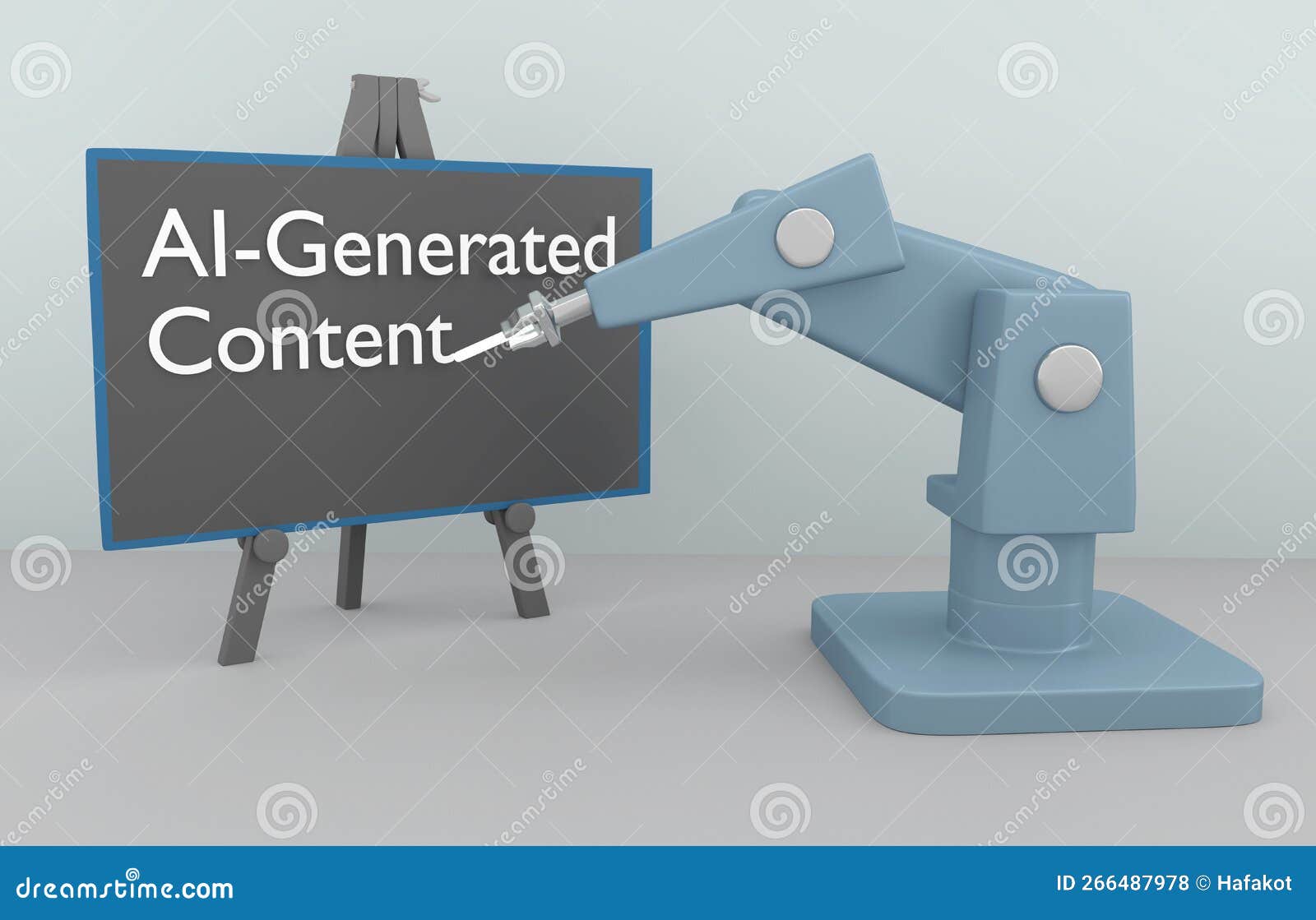 AI-Generated Content Concept Stock Illustration - Illustration of ...