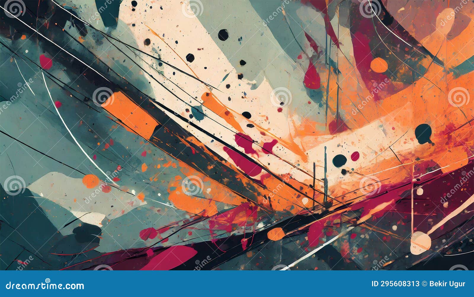 AI-Generated Create a Vibrant and Captivating Abstract Artwork that ...