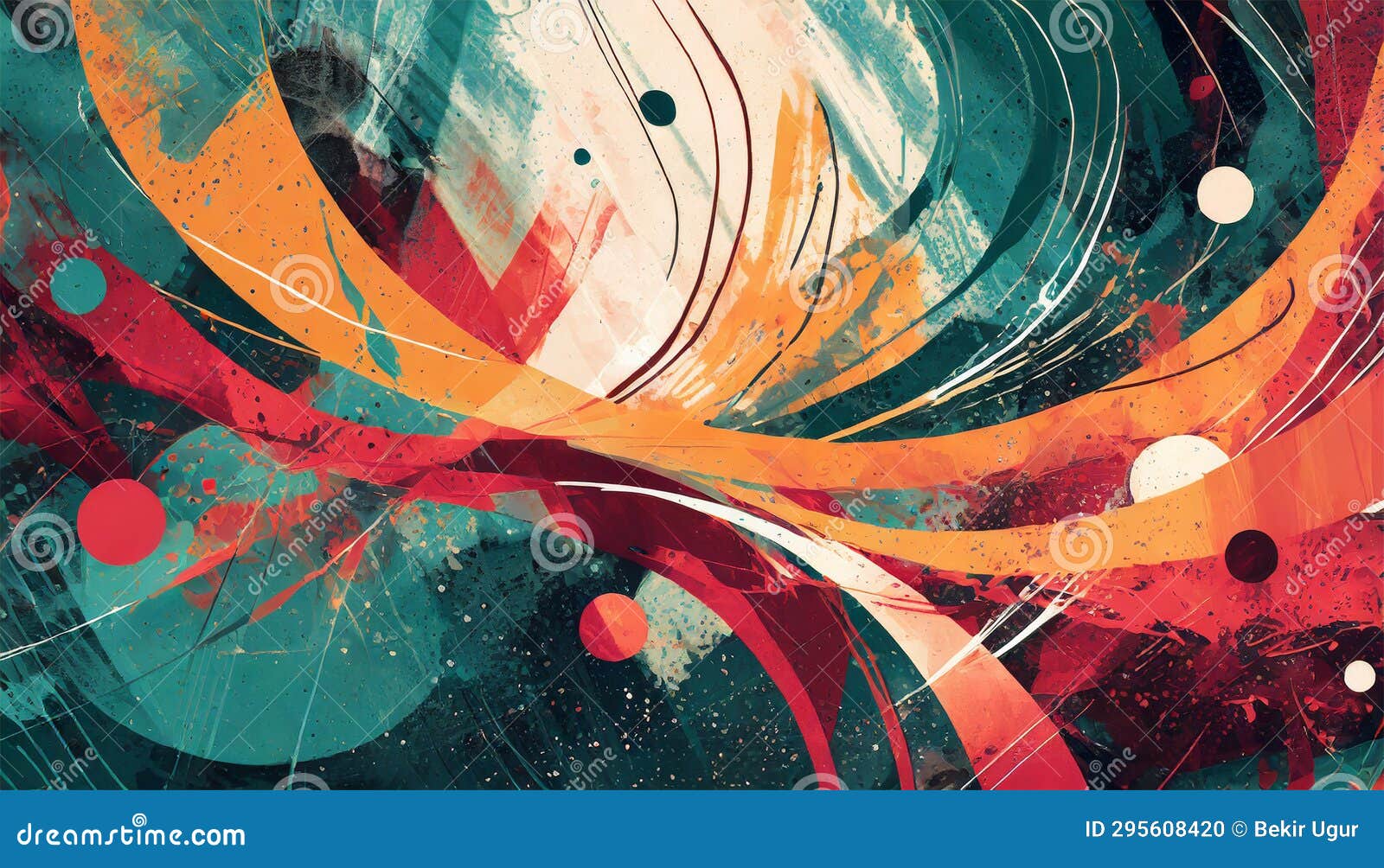 AI-Generated Create a Vibrant and Captivating Abstract Artwork that ...
